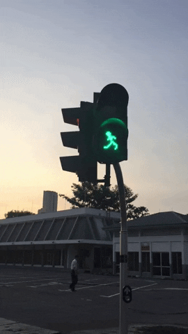 Animated traffic light in Brunei : gifs