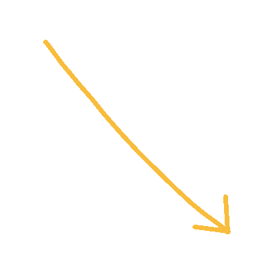 Point Yellow Arrow Sticker by MEDLIFE Movement for iOS & Android | GIPHY