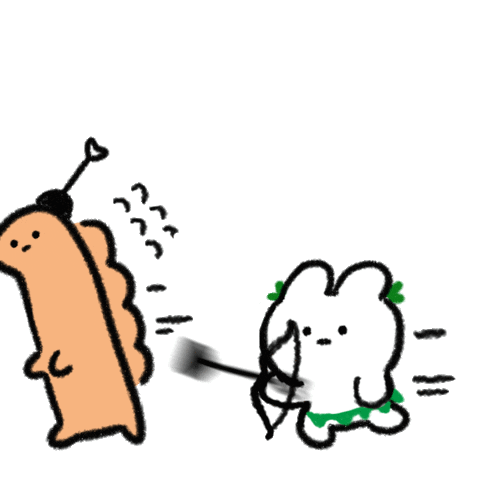 Run Flee Sticker by Kcomics for iOS & Android | GIPHY