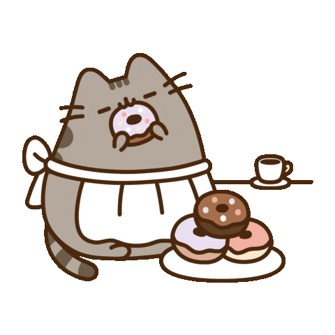Pour Over Wake Up Sticker by Pusheen for iOS & Android | GIPHY