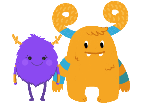 Happy Monster Sticker by Fave Indonesia for iOS & Android | GIPHY