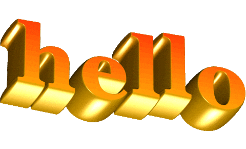 Text Hello Sticker for iOS & Android | GIPHY