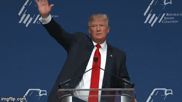 Trump Waving GIF - Find & Share on GIPHY