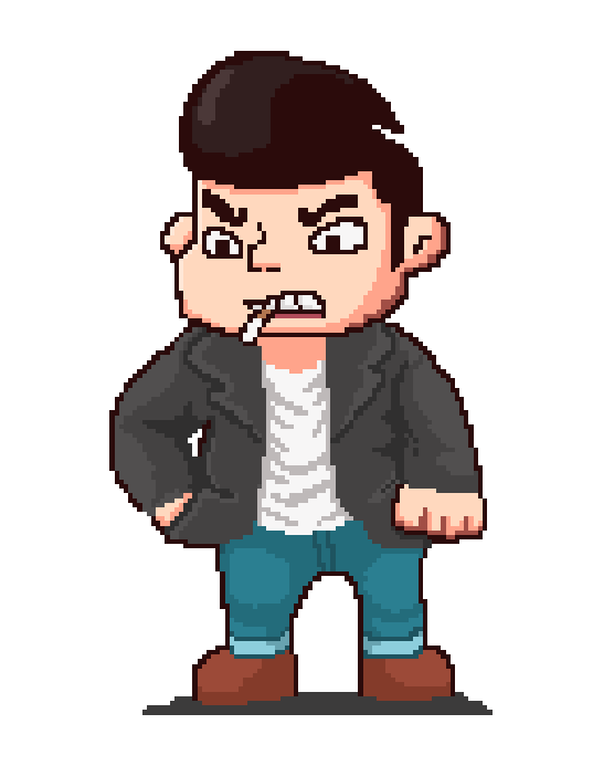 Pixel Smoking Sticker by psjati for iOS & Android | GIPHY