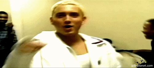 Eminem Laughing Gif