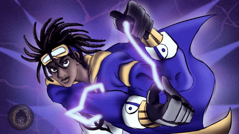Static Shock Fanart GIF by New York Comic Con - Find & Share on GIPHY