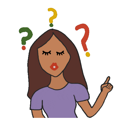 Confused Girl Sticker for iOS & Android | GIPHY