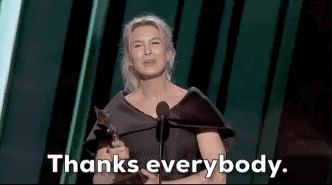 Renee Zellweger Thank You GIF by Film Independent Spirit Awards - Find ...