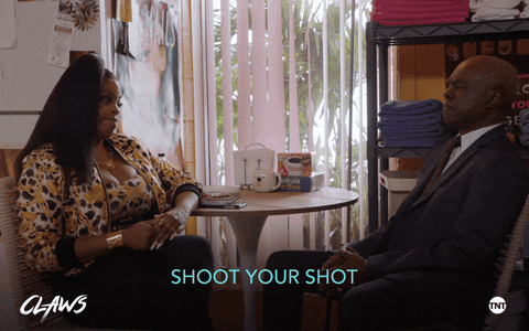 Shoot Your Shot GIF by ClawsTNT - Find & Share on GIPHY