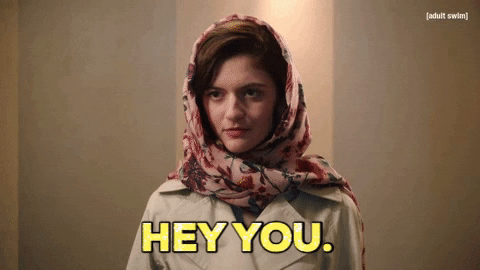 Hey You Hello GIF by Adult Swim - Find & Share on GIPHY