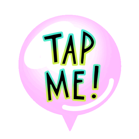 Tap Click Me Sticker by GumiPoni for iOS & Android | GIPHY