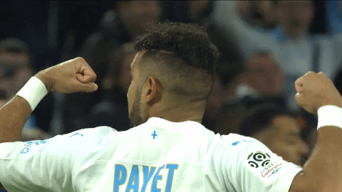 Dimitri Payet Celebration GIF by Olympique de Marseille - Find & Share ...