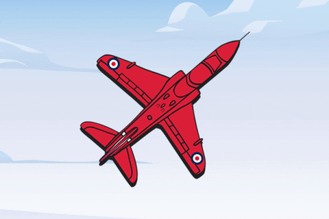 Red Arrows Aviation Gif By Air Force Gif - Find & Share on GIPHY