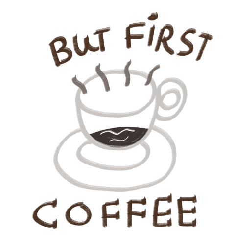Sleepy But First Coffee GIF - Find & Share on GIPHY