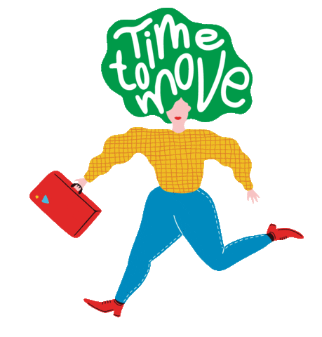 Time To Move Sticker by Eurodesk for iOS & Android | GIPHY