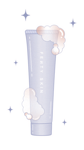 Glow Skin Care Sticker by Fenty Beauty for iOS & Android | GIPHY