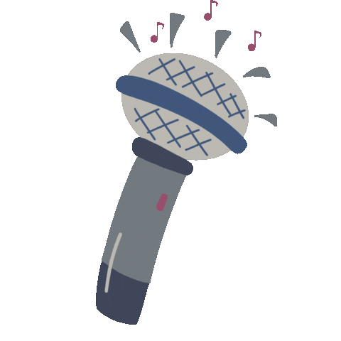 Microphone Sing Sticker for iOS & Android | GIPHY