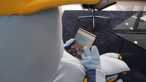 Mascot Rheiner GIF by Rhenus Logistics - Find & Share on GIPHY