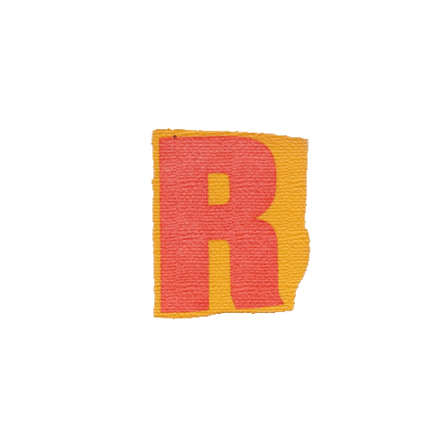 Alphabet R Sticker by madebywar for iOS & Android | GIPHY