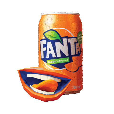 Boca Fanta Guarana Sticker by Fanta Brasil for iOS & Android | GIPHY