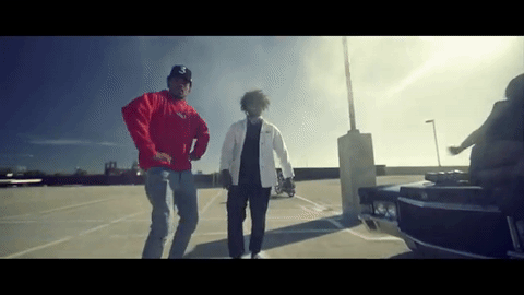 Chance the rapper dancing moves : gifs