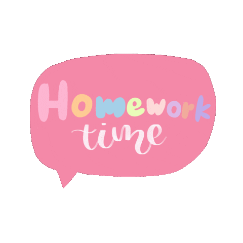 Pink Studying Sticker for iOS & Android | GIPHY
