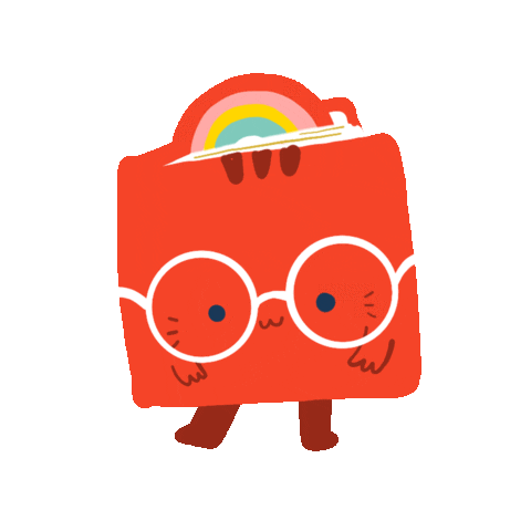 Book Read Sticker by thegangoffur for iOS & Android | GIPHY