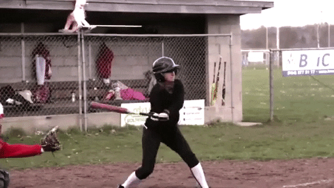 Swing Batter GIF by Black Rickers Baseball Softball Club - Find & Share ...