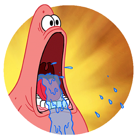 Hungry Patrick Star Sticker by SpongeBob SquarePants for iOS & Android ...