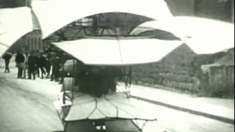 Flying Old School GIF by Greteman Group - Find & Share on GIPHY