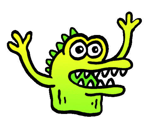 Little Monster Sticker by Russell Taysom for iOS & Android | GIPHY
