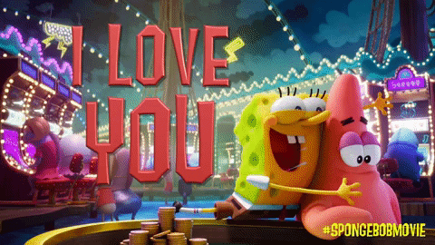 Spongebob Squarepants Love GIF by The SpongeBob Movie: Sponge On The ...