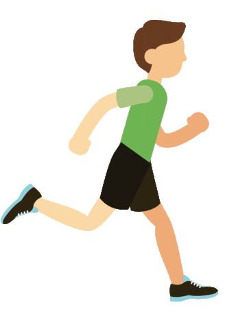 Run Correr Sticker by CementosProgreso for iOS & Android | GIPHY