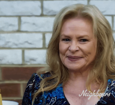 Nervous Sheila Canning GIF by Neighbours (Official TV Show account ...