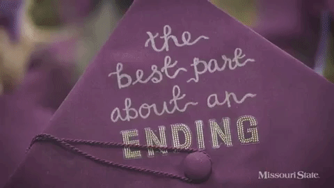 Graduation GIF by Missouri State University - Find & Share on GIPHY