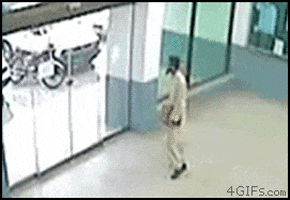 Running Into A Glass Door GIFs - Find & Share on GIPHY