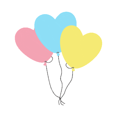 Balloons Hearts Sticker for iOS & Android | GIPHY