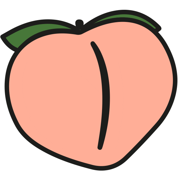 Peach Sticker by Missguided for iOS & Android | GIPHY