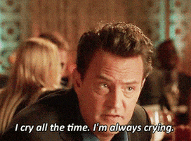 Is Chandler crying sarcastically at the end of S06E14? : r/howyoudoin