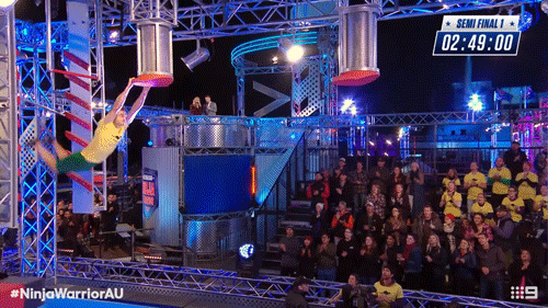 Jump Run GIF by Australian Ninja Warrior - Find & Share on GIPHY