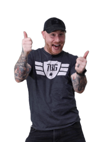 Happy Day Thumbs Up Sticker by Tactical Baby Gear for iOS & Android | GIPHY