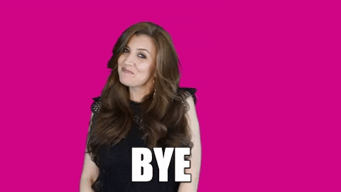 Woman Goodbye GIF by Amanda Cee Media - Find & Share on GIPHY