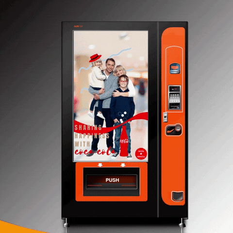 Coca Cola’s “Hug Me” Vending Machine