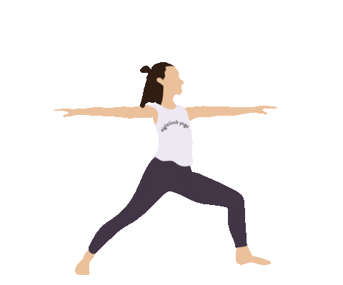 Yoga Sticker by eightlimbyoga for iOS & Android | GIPHY