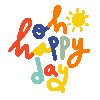 Happy Day Sticker by thegangoffur for iOS & Android | GIPHY