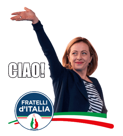 Giorgia Meloni Italia Sticker by Fratelli d'Italia for iOS & Android ...