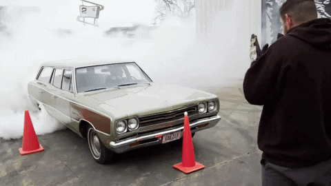 Burnout Wagon GIF by Discovery - Find & Share on GIPHY