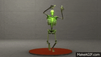 Skeleton Dance Halloween GIF - Find & Share on GIPHY