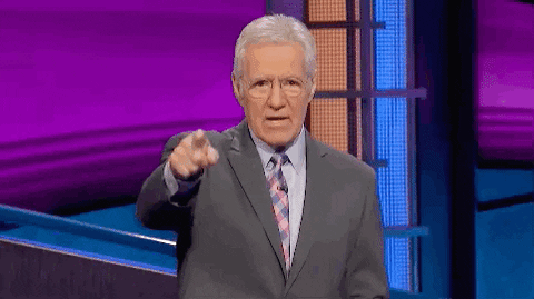 Alex Trebek GIF by Jeopardy! - Find & Share on GIPHY