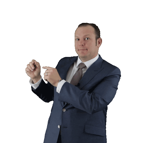 Point Left Sticker by boutiquerealty for iOS & Android | GIPHY